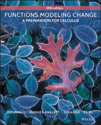 Connally, Hughes-Hallett & Gleason, Functions Modeling Change: A ...