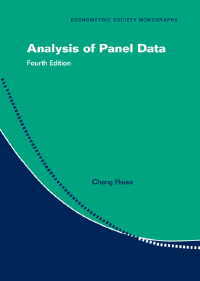 Hsiao, Analysis of Panel Data, 4e - Perusall