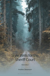 Stevenson, Style Writs for the Sheriff Court, 5e - Perusall